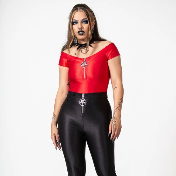 Killstar | Tops | Killstar Vervain Scarlet Top | Poshmark